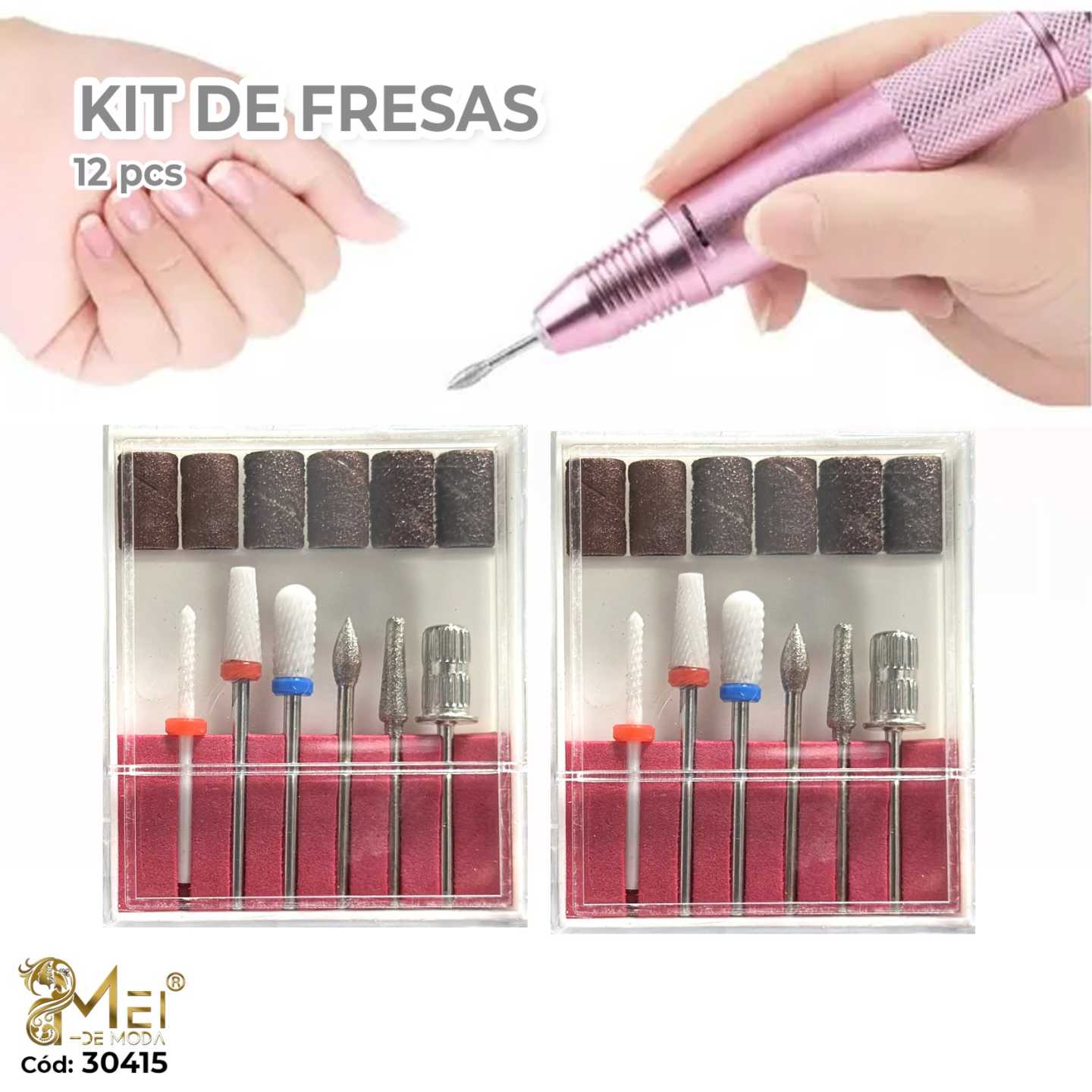Kit de Fresas SL-1 6PCS – Mei de Moda